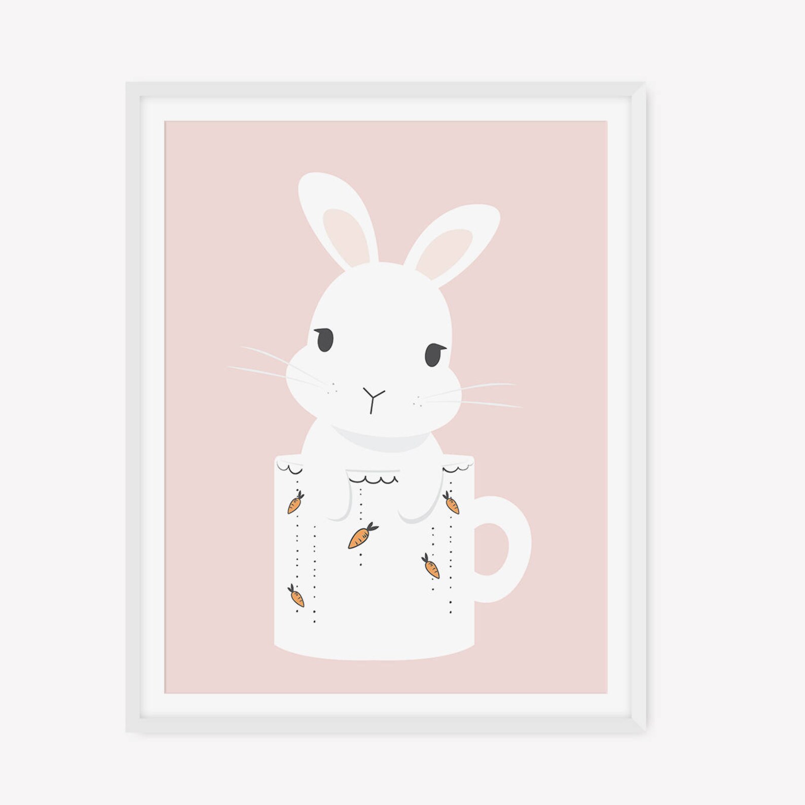 Bunny nursery art Baby girl nursery wall art Printable Art | Etsy