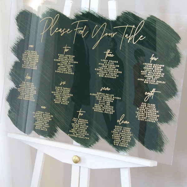 Seating Chart Frame - Etsy