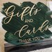Wedding Gift Table Sign Cards and Gifts Sign Acrylic Gift Table Sign ...