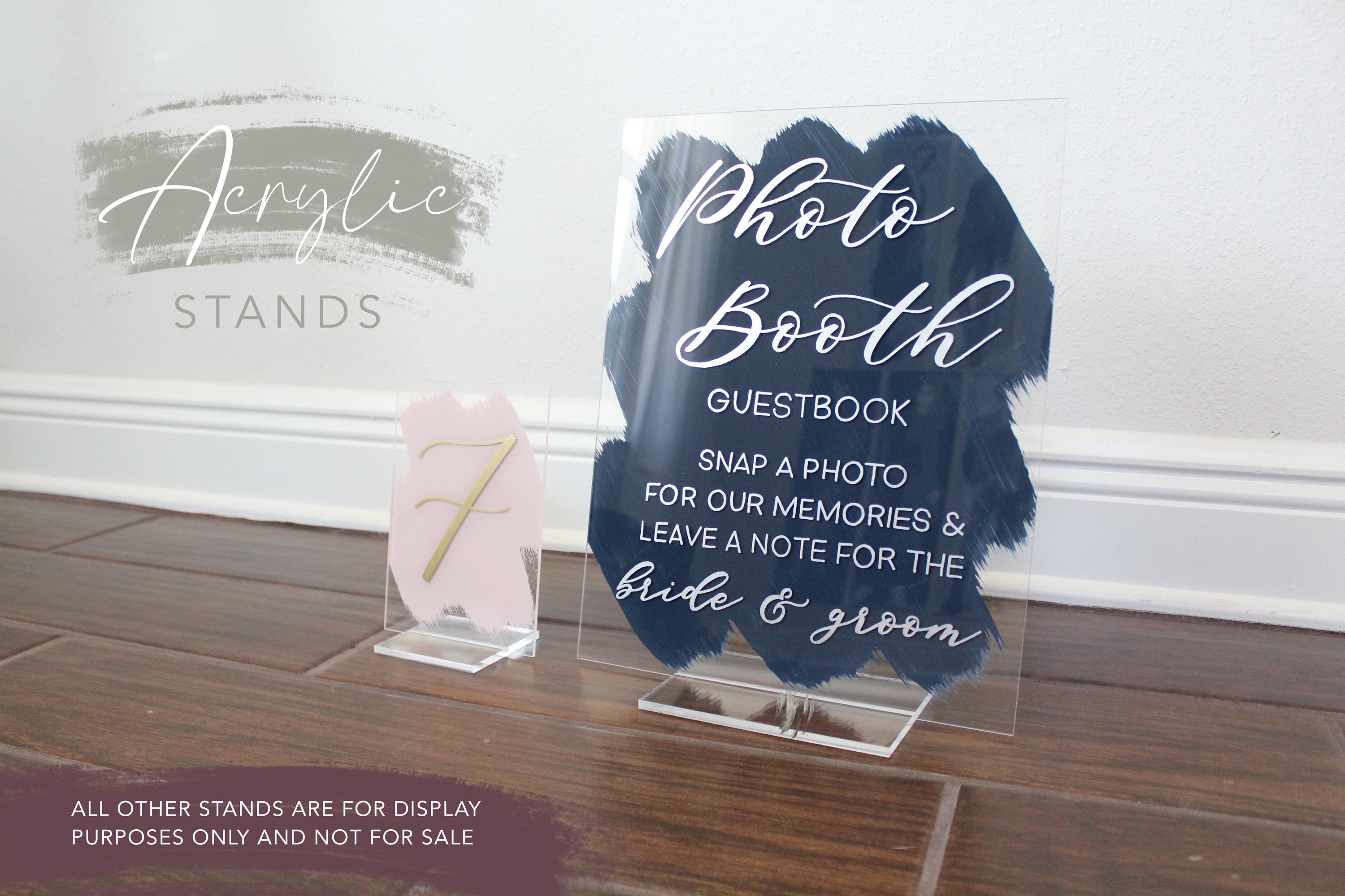 Frosted Acrylic Table Numbers Table Numbers Acrylic Table | Etsy