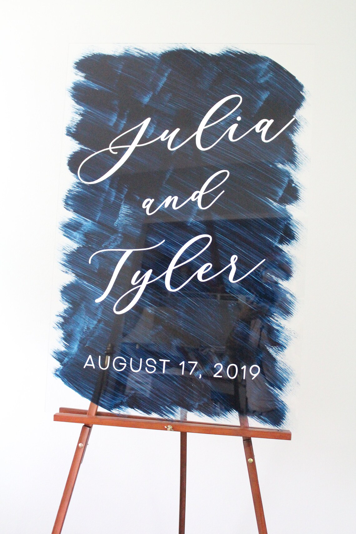 Painted Wedding Signs Acrylic Welcome Sign Welcome to Our | Etsy