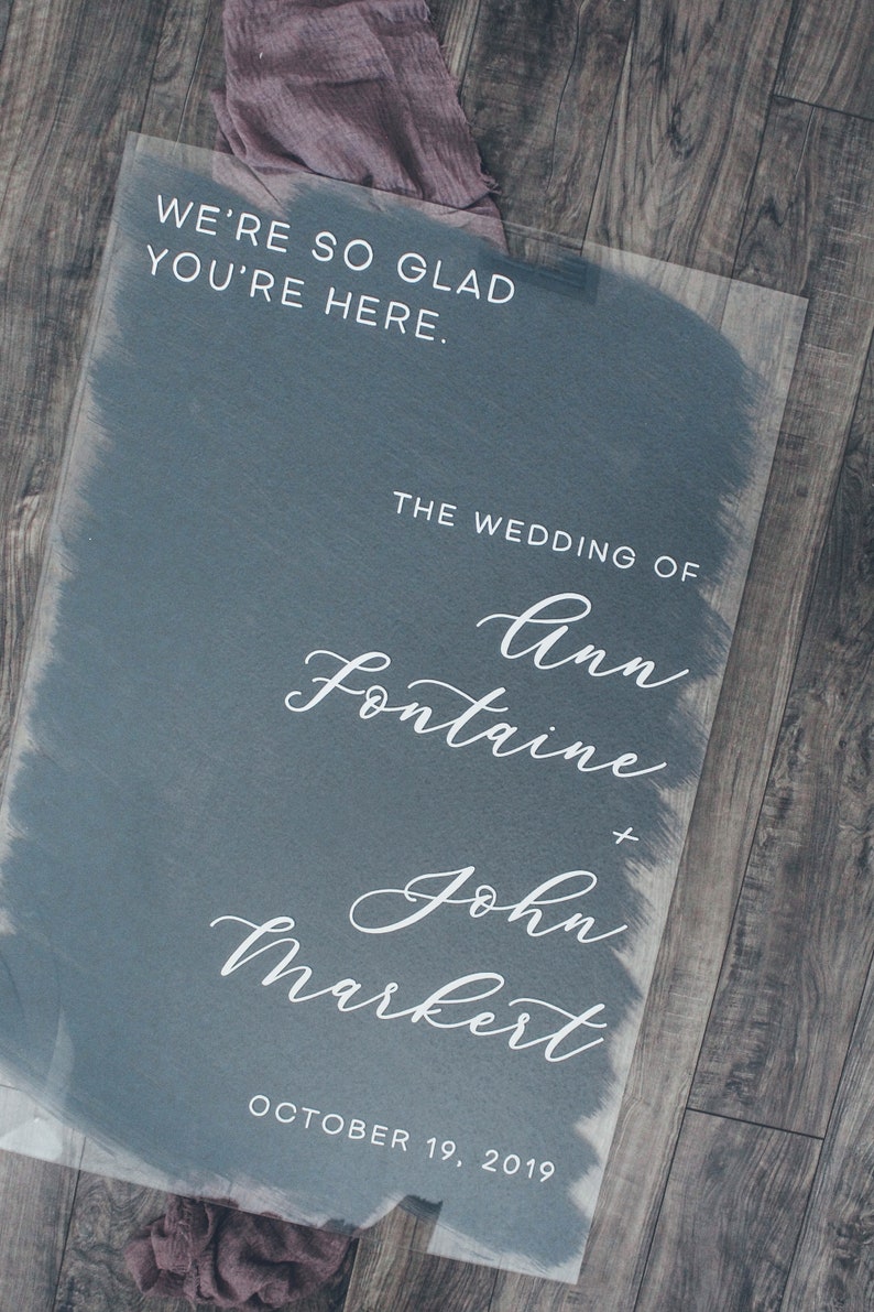 Were so Glad Youre Here Sign Wedding Welcome Sign - Etsy