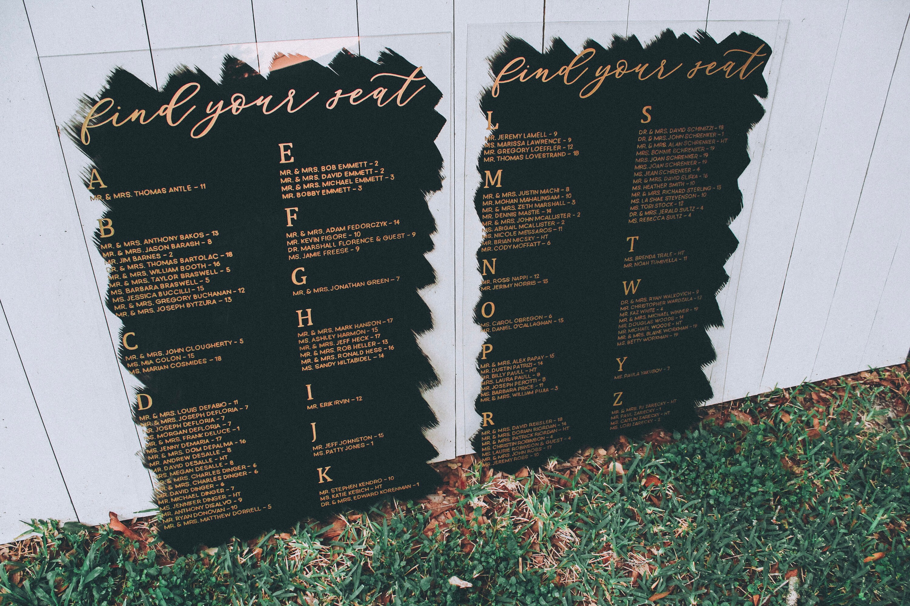 Black Seating Chart Seating Chart Wedding Acrylic Seating - Etsy