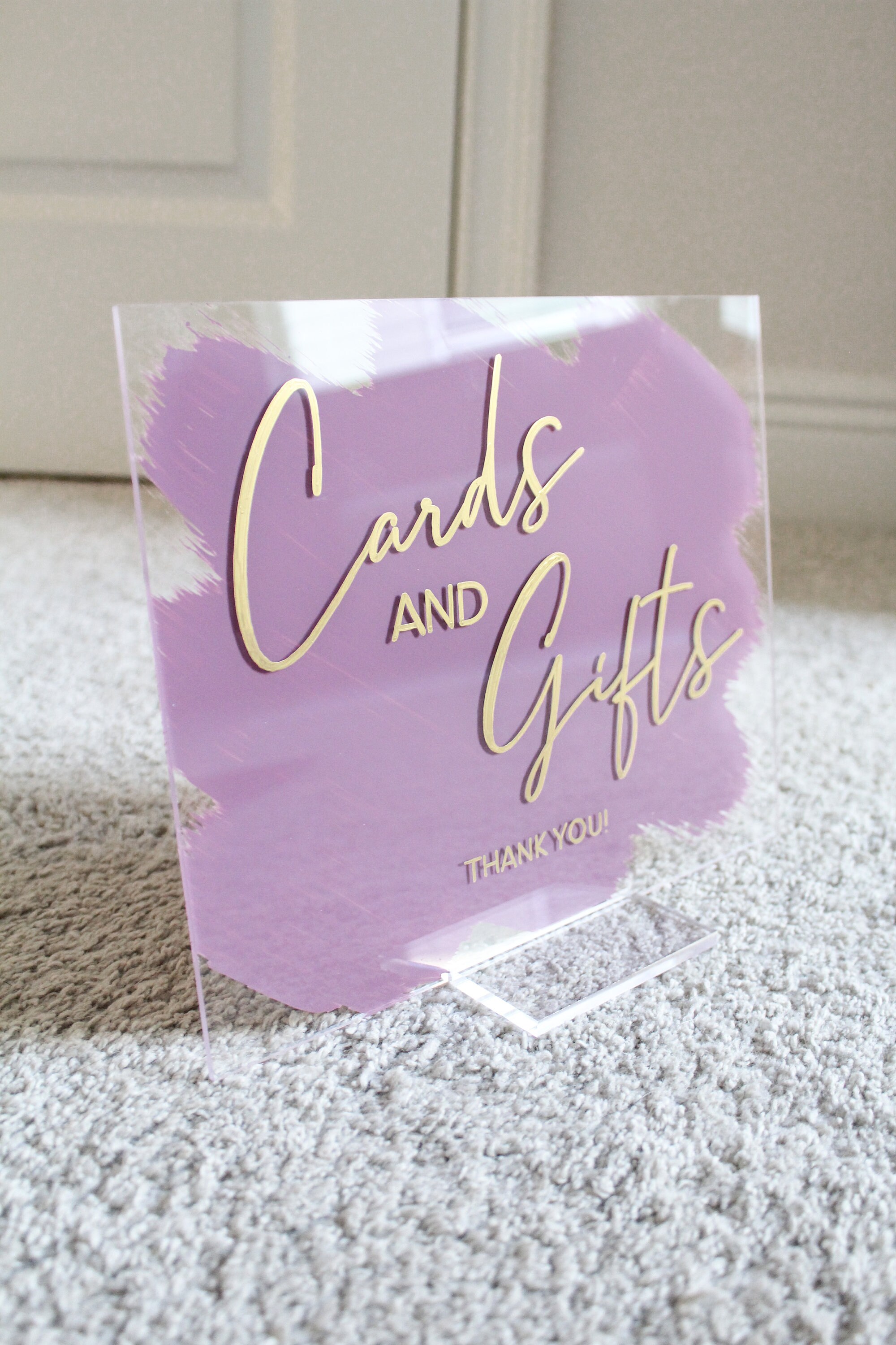 Wedding Gift Table Sign Cards and Gifts Sign Acrylic Gift | Etsy