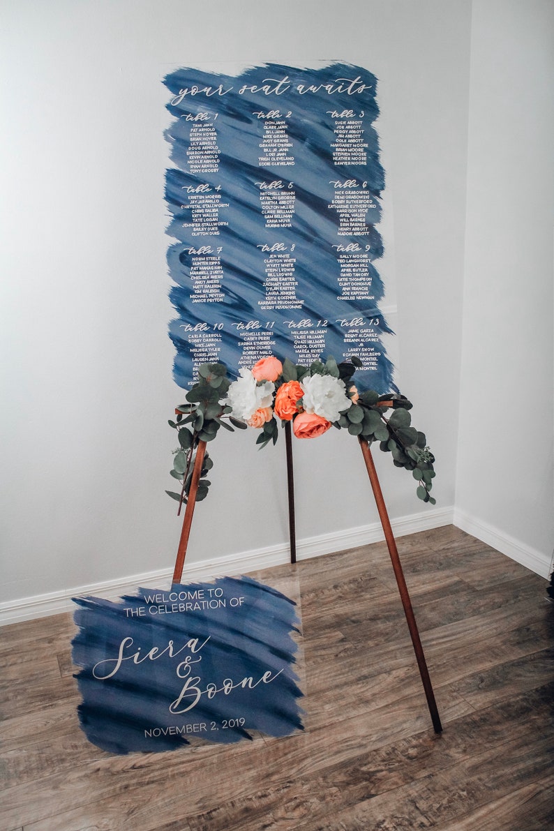 Wedding Sign Bundle Matching Wedding Sign Set Acrylic | Etsy