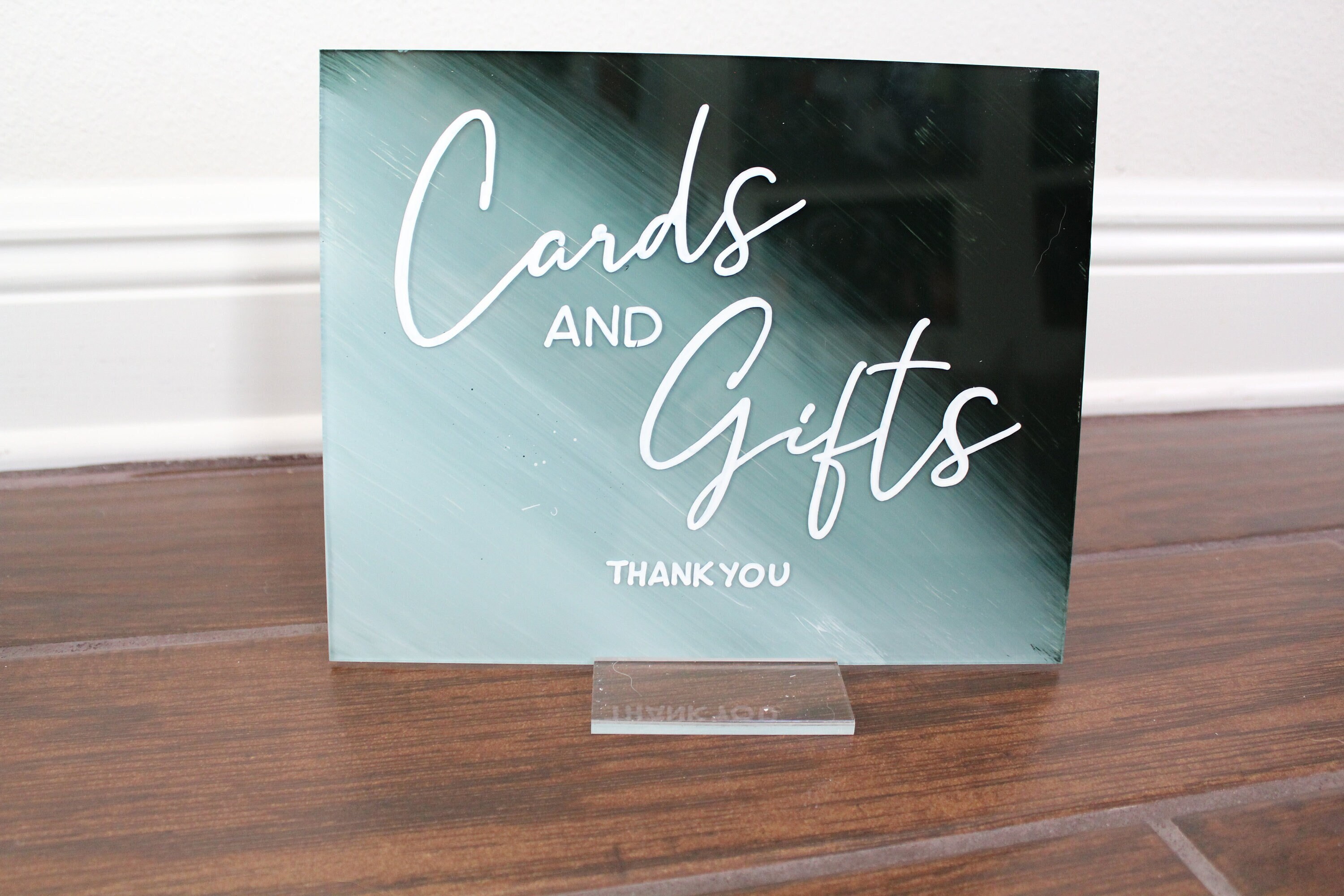 Wedding Gift Table Sign Cards and Gifts Sign Acrylic Gift | Etsy