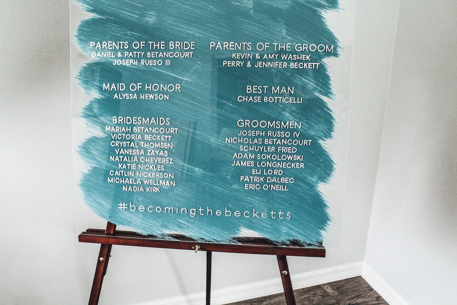 Wedding Program Acrylic Wedding Sign Wedding Welcome Sign - Etsy