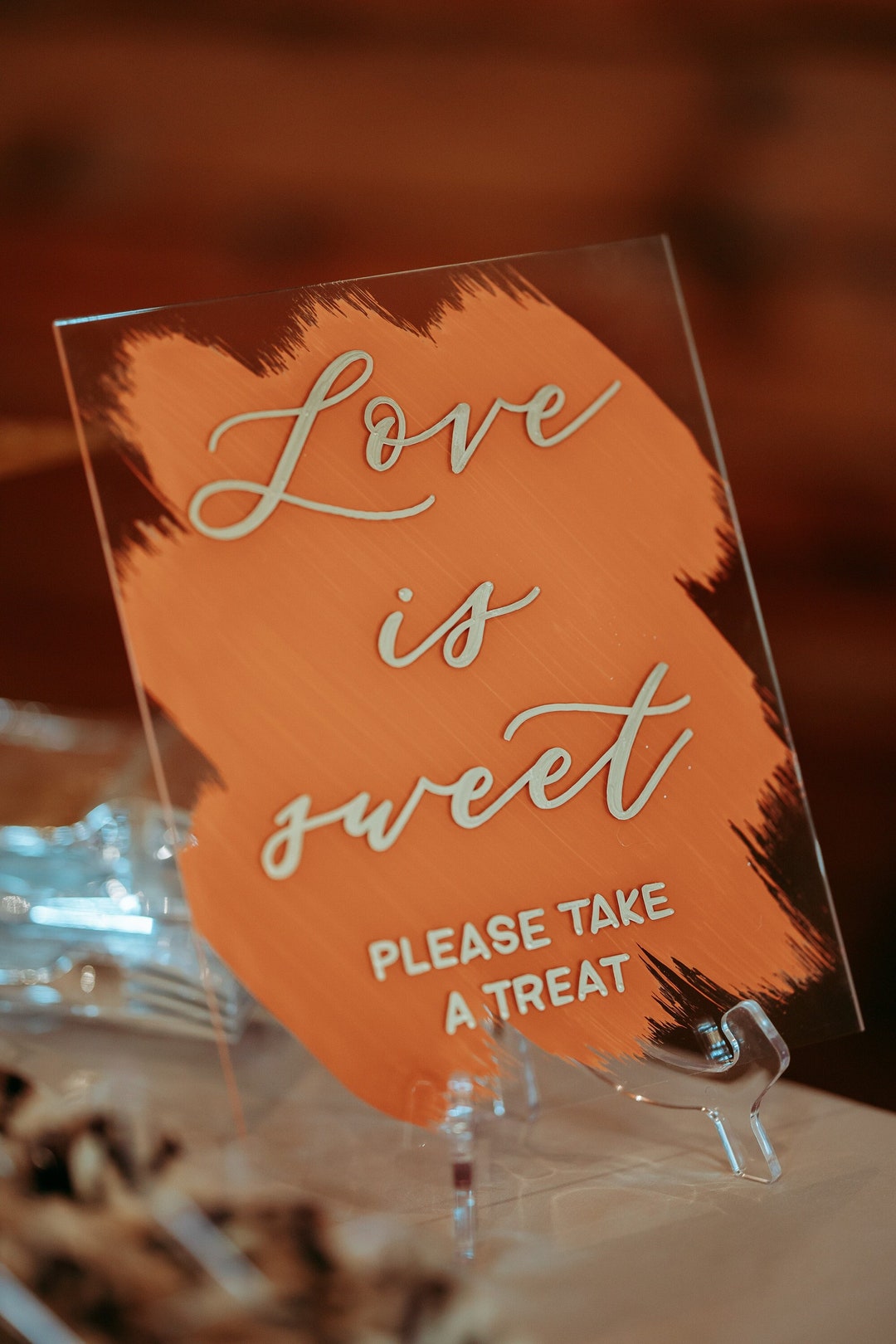 Love is Sweet Wedding Sign, Wedding Dessert Bar Sign, Wedding Dessert ...