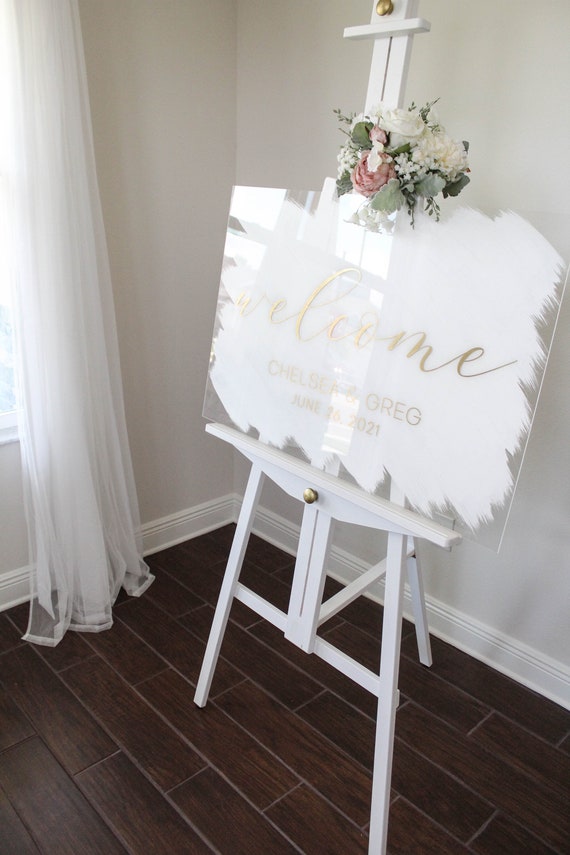 Custom Wedding Sign Acrylic Wedding Acrylic Wedding Sign | Etsy