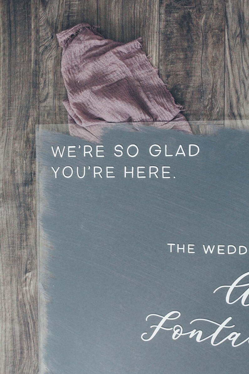 Were so Glad Youre Here Sign Wedding Welcome Sign | Etsy