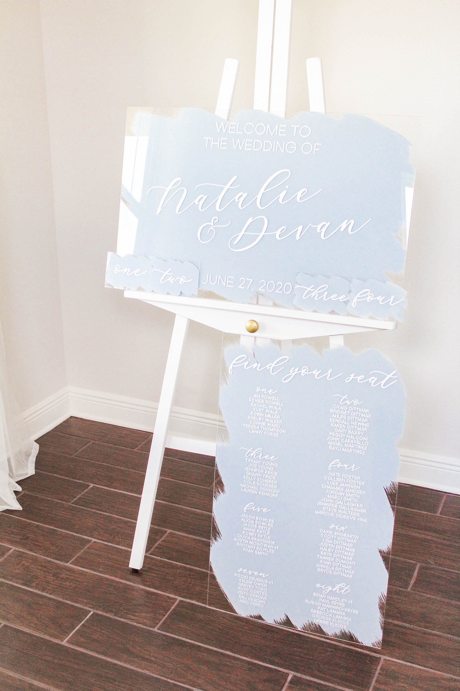 Wedding Sign Bundle Acrylic Wedding Sign Personalized | Etsy
