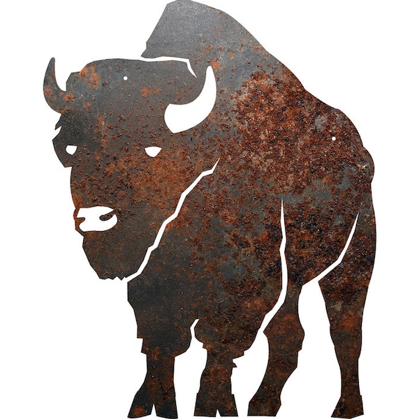 Metal Bison Sign - Etsy