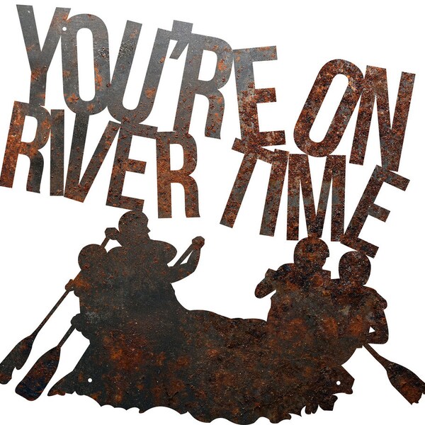 Metal Rafting Sign - Etsy