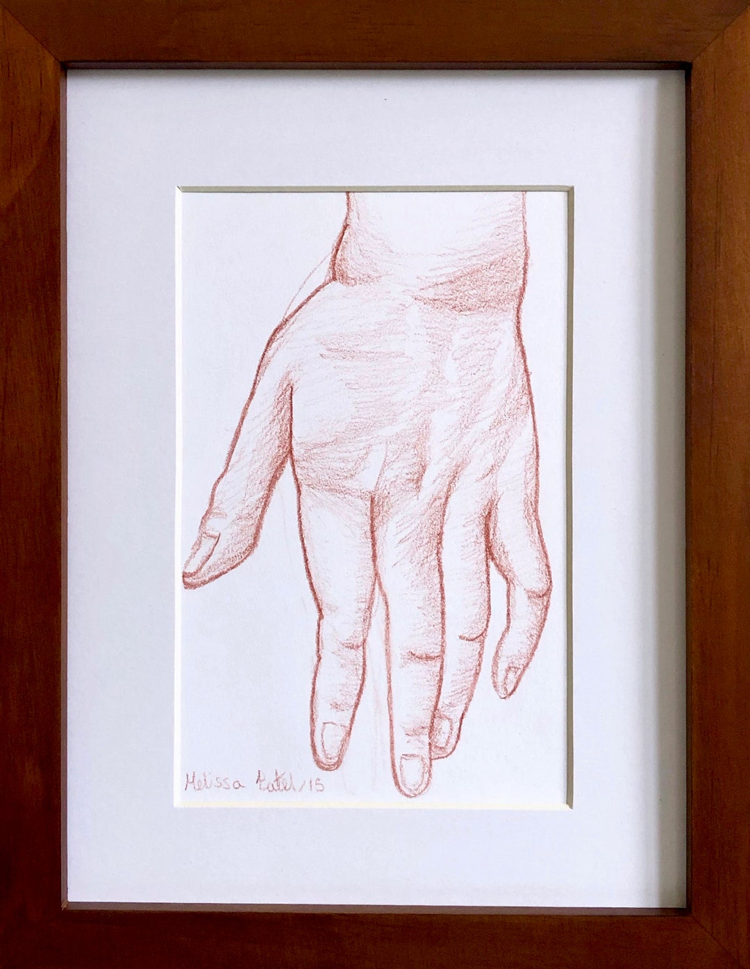 Hand Figure Drawing, Red Sketch, Life Drawing, Framed Art, Anatomy ...