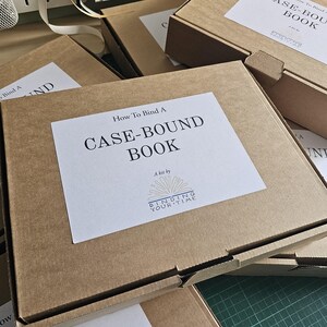 Bookbinding Kit Make Your Own Journal / Sketchbook Casebound Book From ...