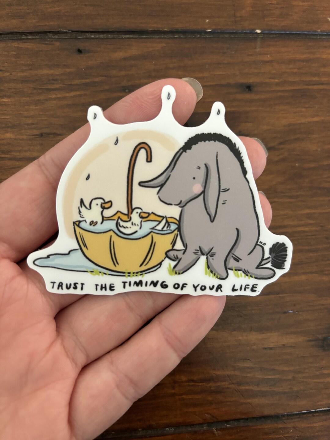 Trust the Timing Sticker - Etsy
