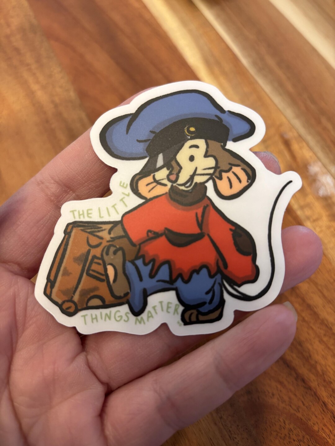 CLEAR Fievel Sticker - Etsy