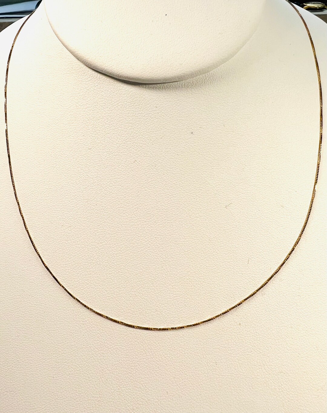 14k Yellow Gold 18 Inch Chain. - Etsy