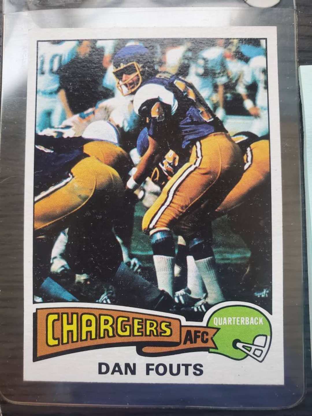 Raw 1975 Topps Original Dan Fouts #367 Rookie Card - Etsy