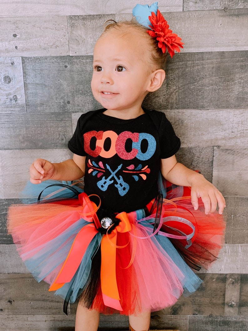 Disney Inspired Birthday COCO Dress Tutu Set Disney Day of the - Etsy