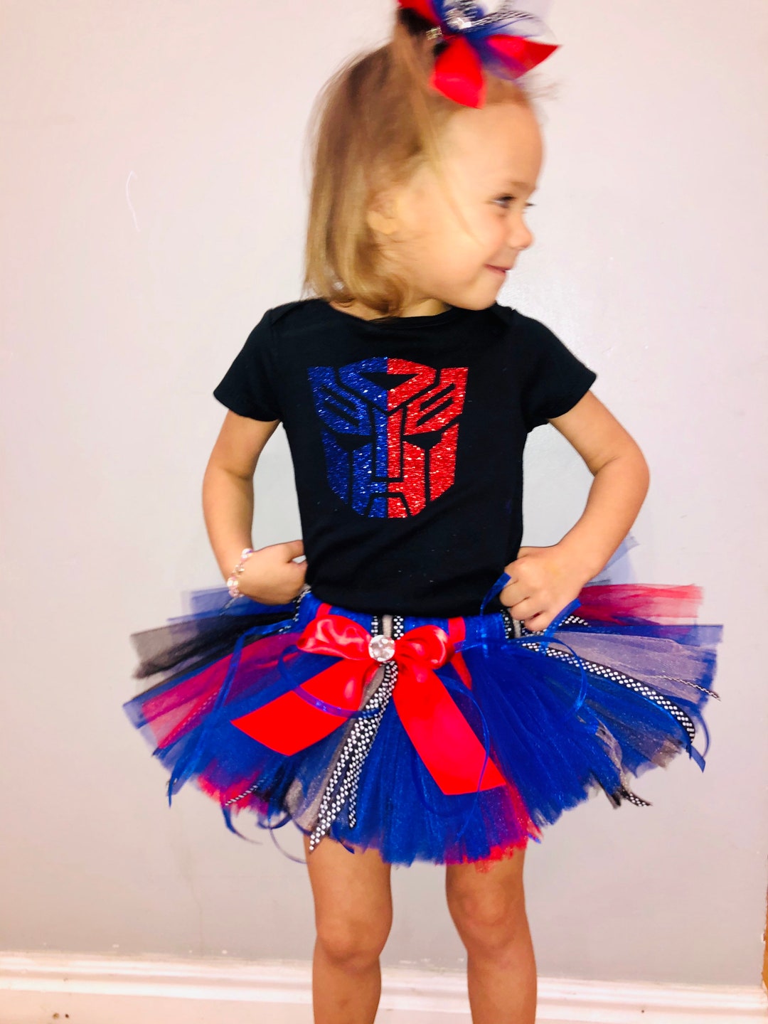 Inspired Transformer Outfit Costume TUTU Dress Set - Etsy