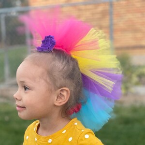 Ready Rainbow to Ship Queen Barb Mohawk Rock Troll Inspired Head Band ...