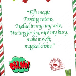 Easy Fun Digital File Instant Download Elf on the Shelf Our Elf Needs ...