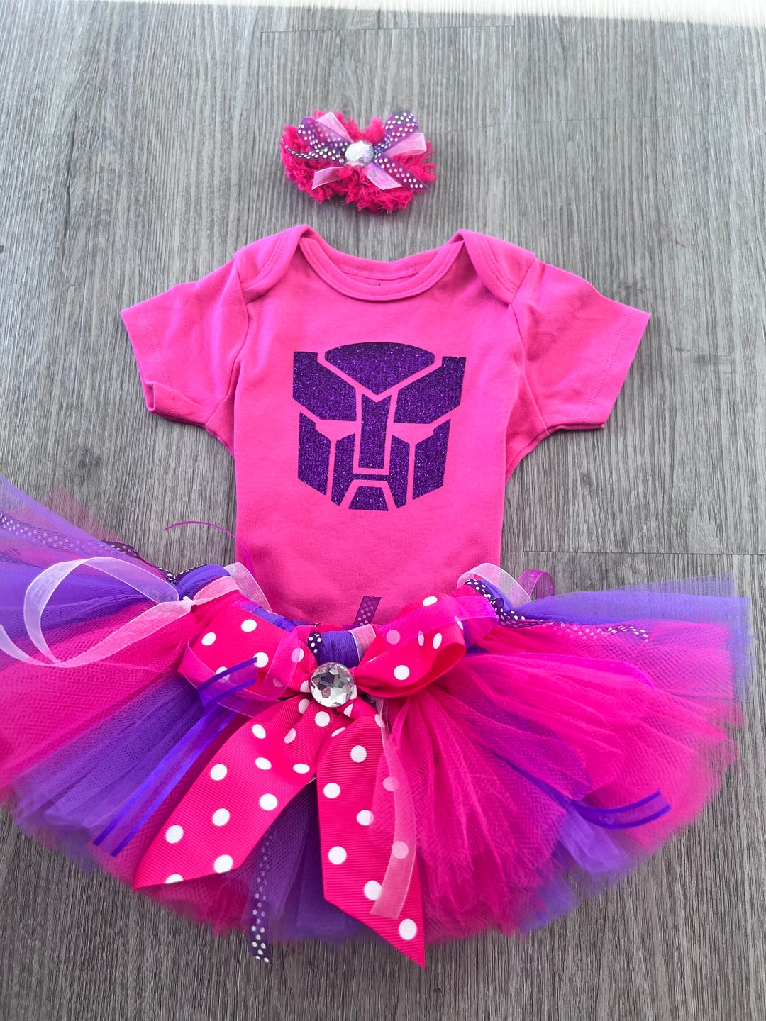 Inspired Transformer Outfit Costume TUTU Dress Set - Etsy