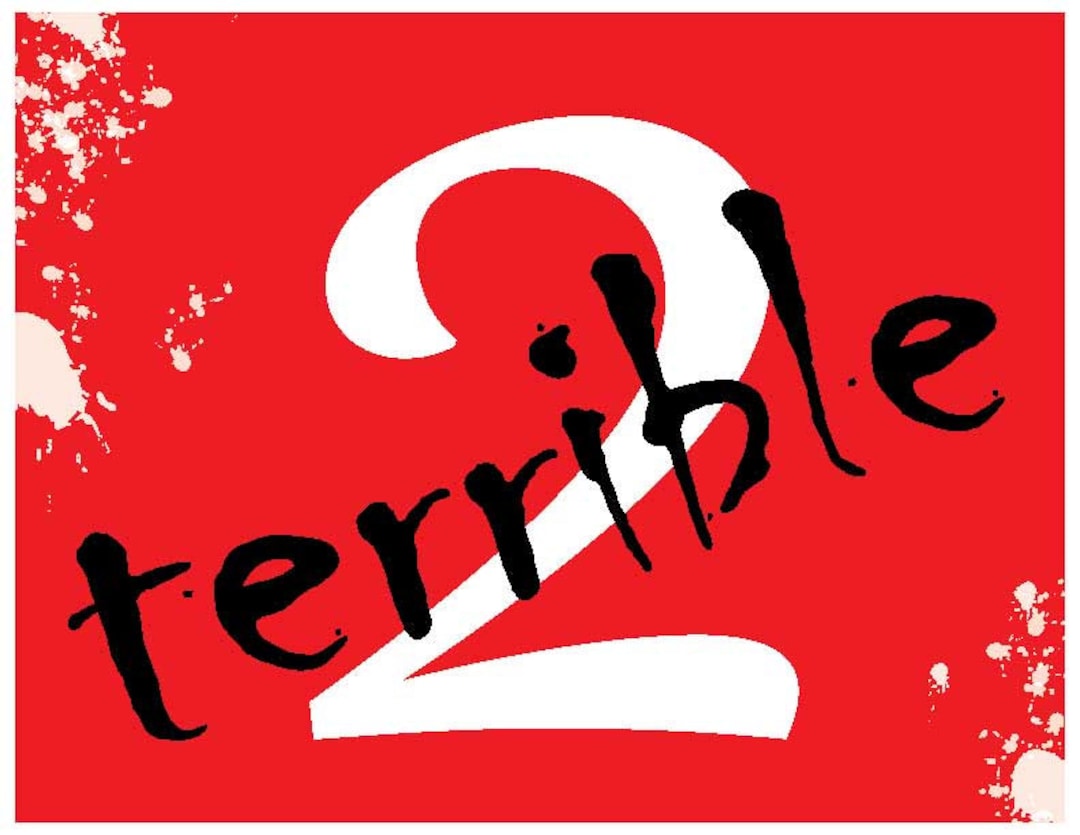 Terrible Twos Party Decorations - RED - Etsy