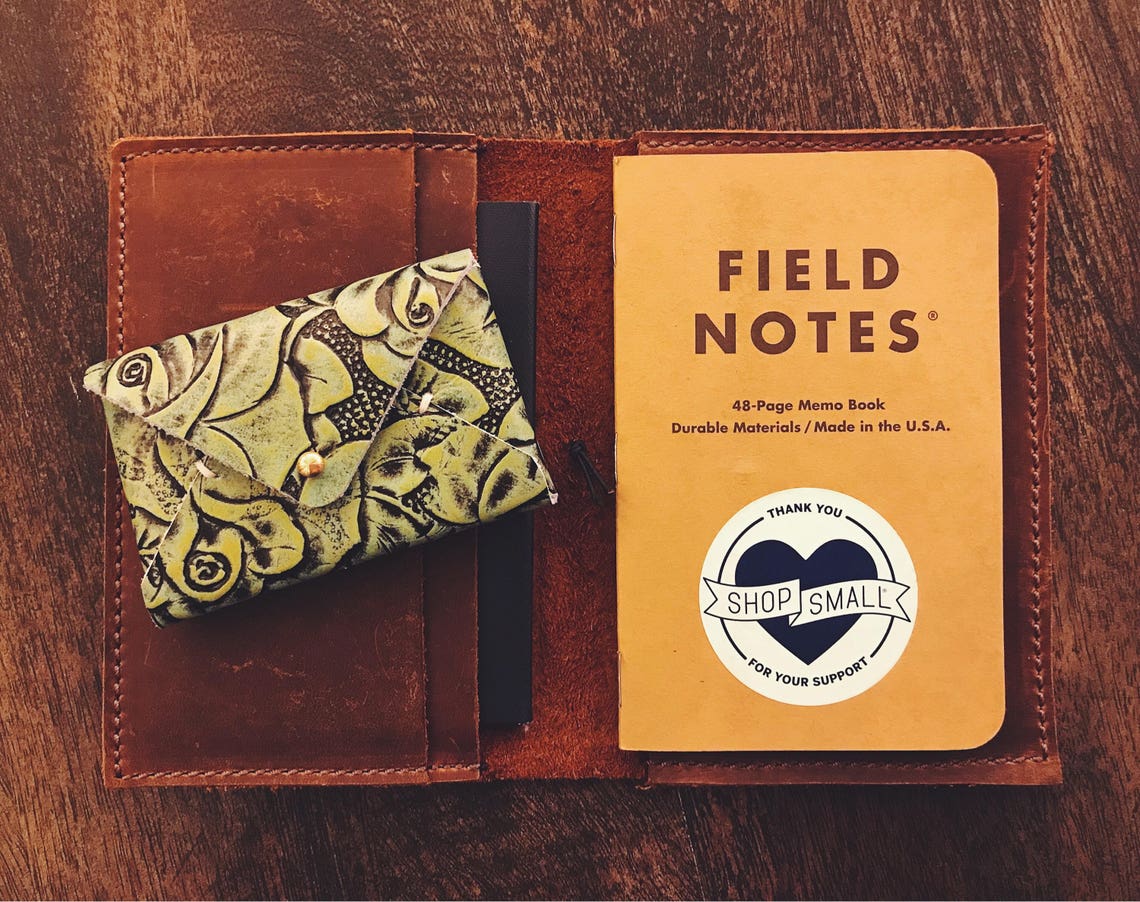 Field Notes Journal/passport Wallet - Etsy