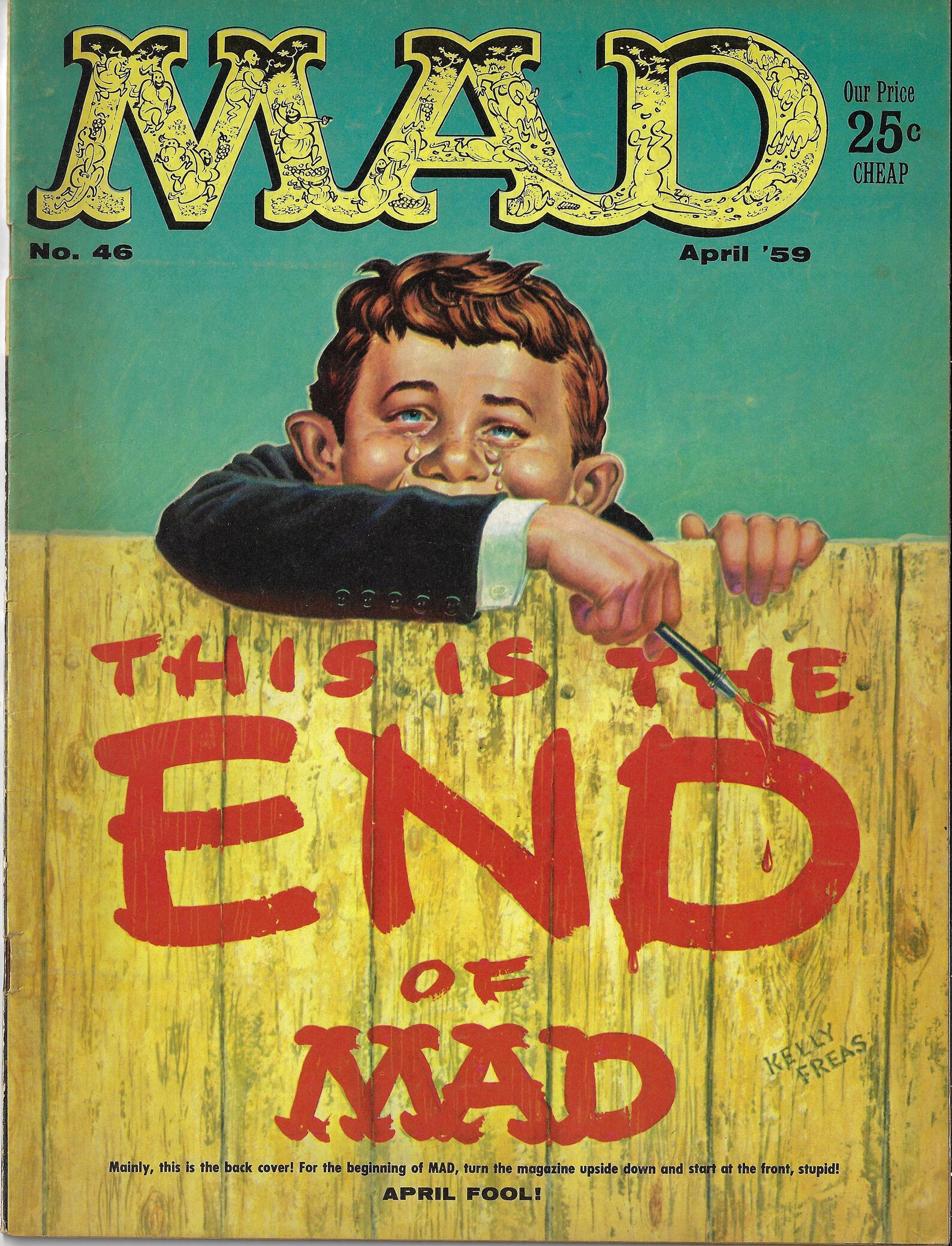 MAD Magazine Humor Comic Book EC Comics No 46 April 1959 - Etsy