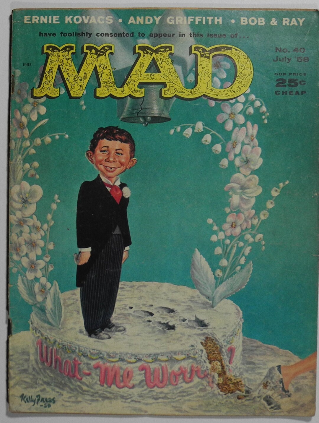 MAD Magazine, Humor, Comic Book, EC Comics, No 40, July 1958 - Etsy