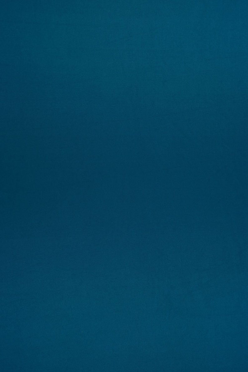 DOUBLE BRUSHED POLY Solid Teal Blue Brushed Polyester Knit | Etsy