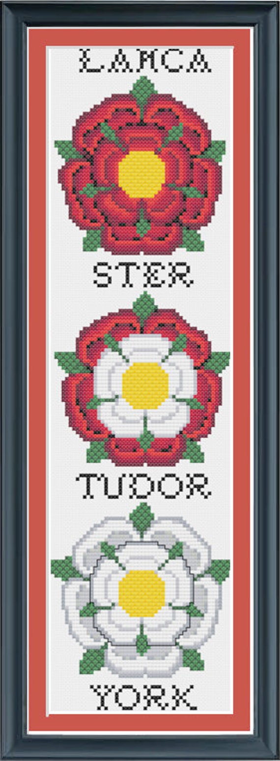 Tudor Rose Cross Stitch Pattern Textile Heritage Collection Cross