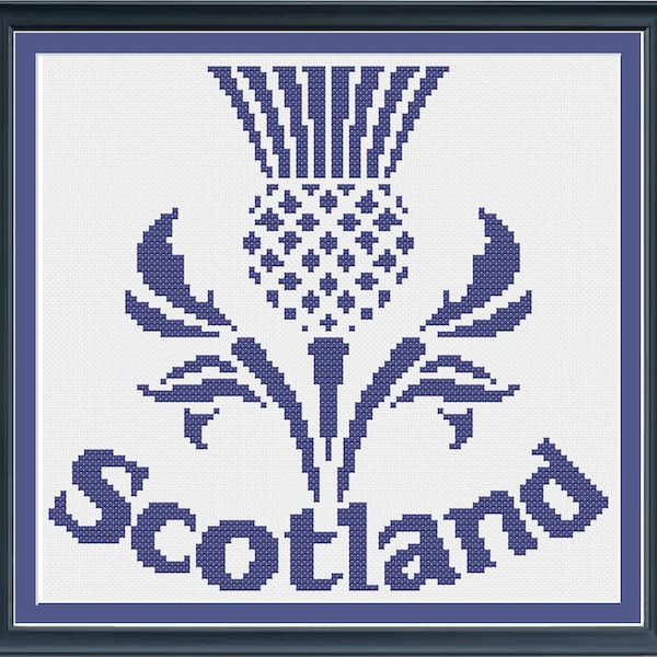Edinburgh Scotland Cross Stitch Pattern - Etsy