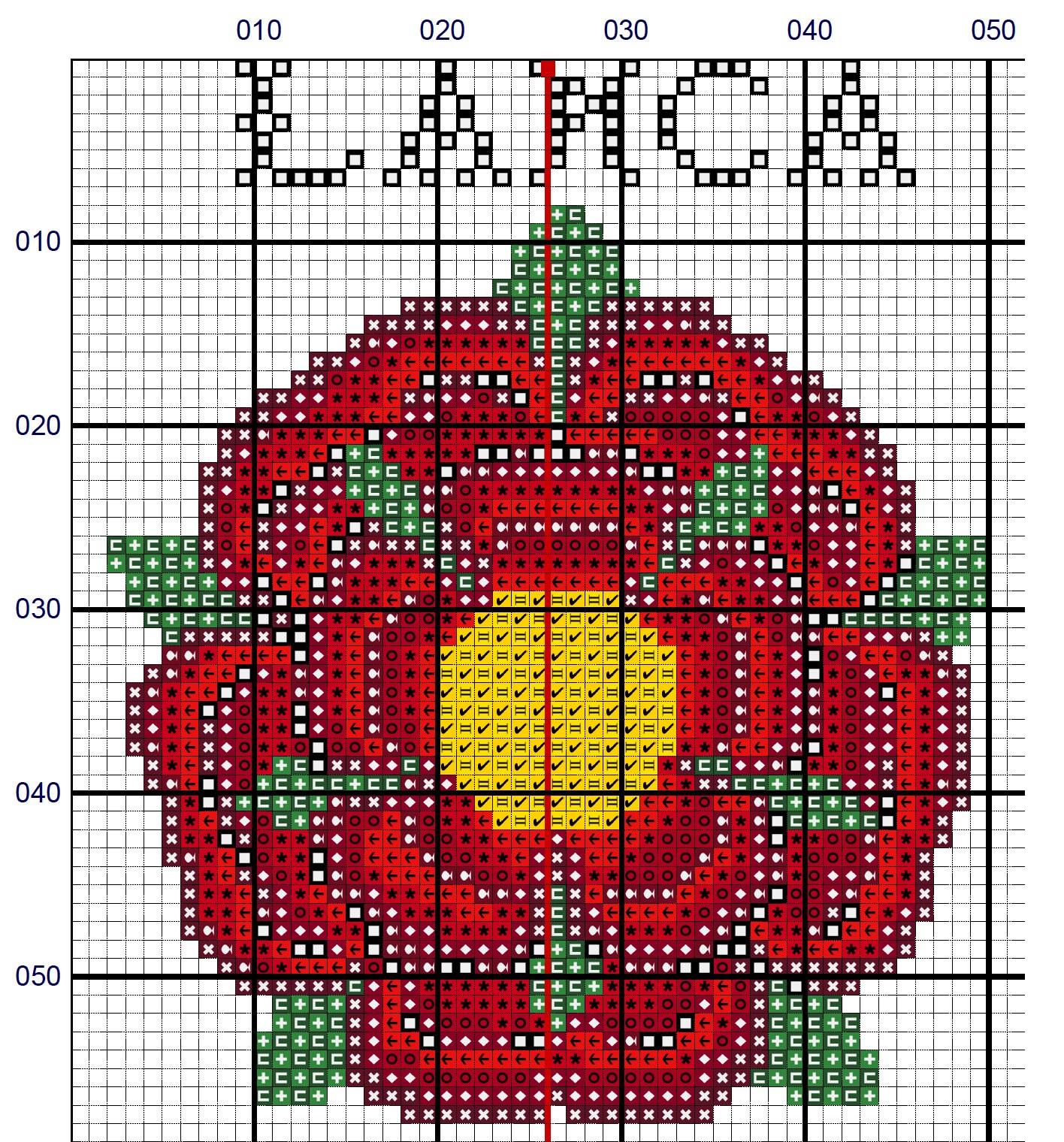 Tudor Rose & War of the Roses Cross Stitch Bell Pull | Etsy