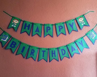 Super Why Happy Birthday Banner Super Why Birthday Super - Etsy