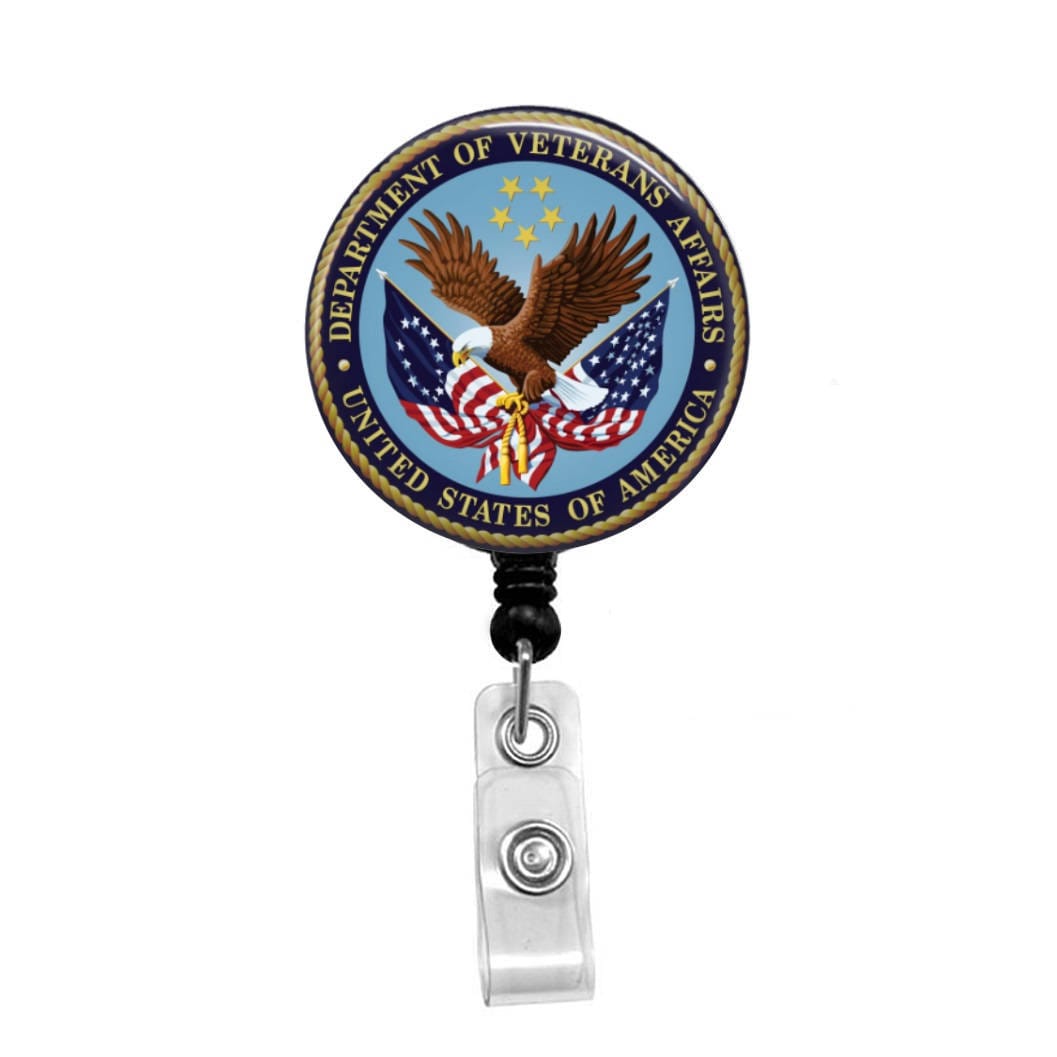 VA US Department of Veterans Affairs Retractable Badge | Etsy