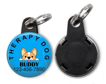 Therapy Dog Tag - Etsy