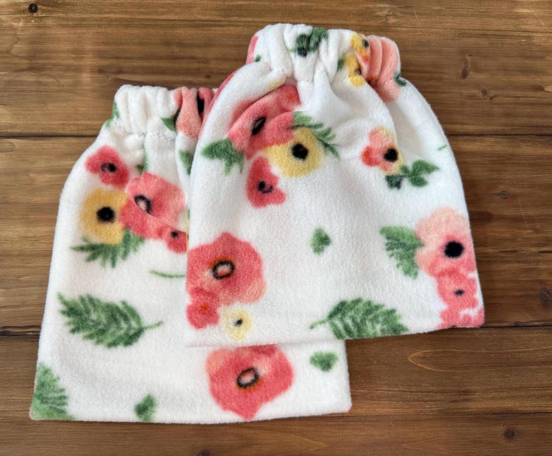 Pink Flower Stirrup Covers - Etsy