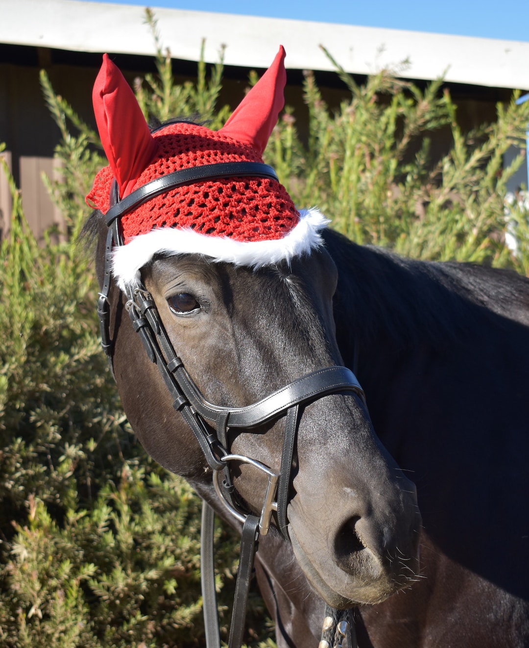 Santa Hat Bonnet - Etsy