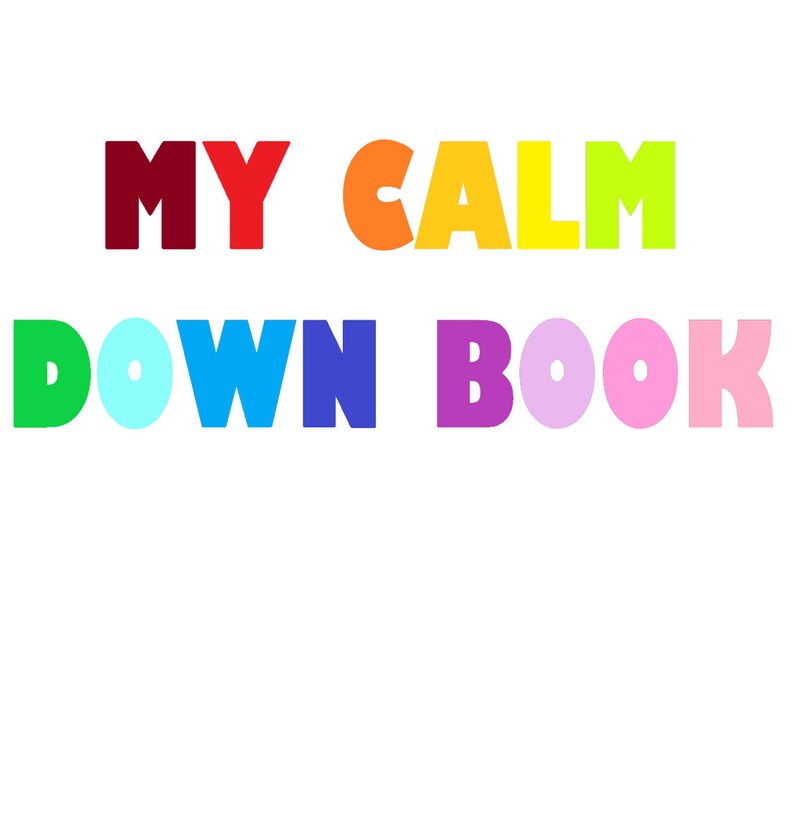 CALM DOWN BOOK - Etsy