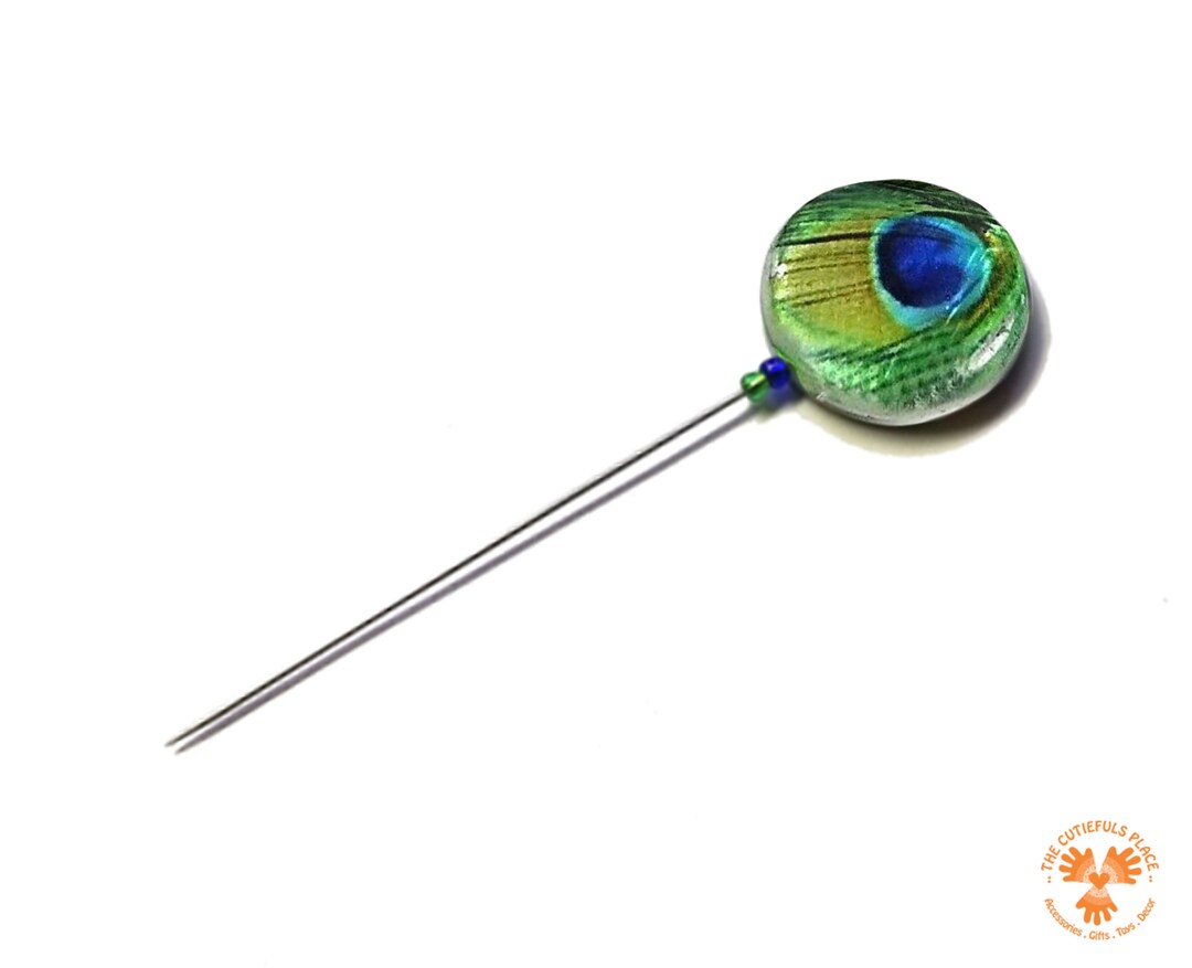 Shell Peacock Long Pin Stitch Counting Marking | Hat Shawl Hijab Scarf ...