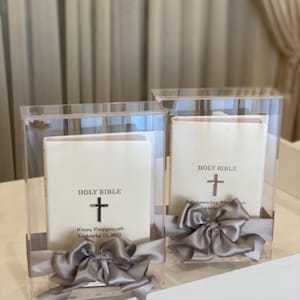 Christening/baptism Personalized Bible Gift Set - Etsy