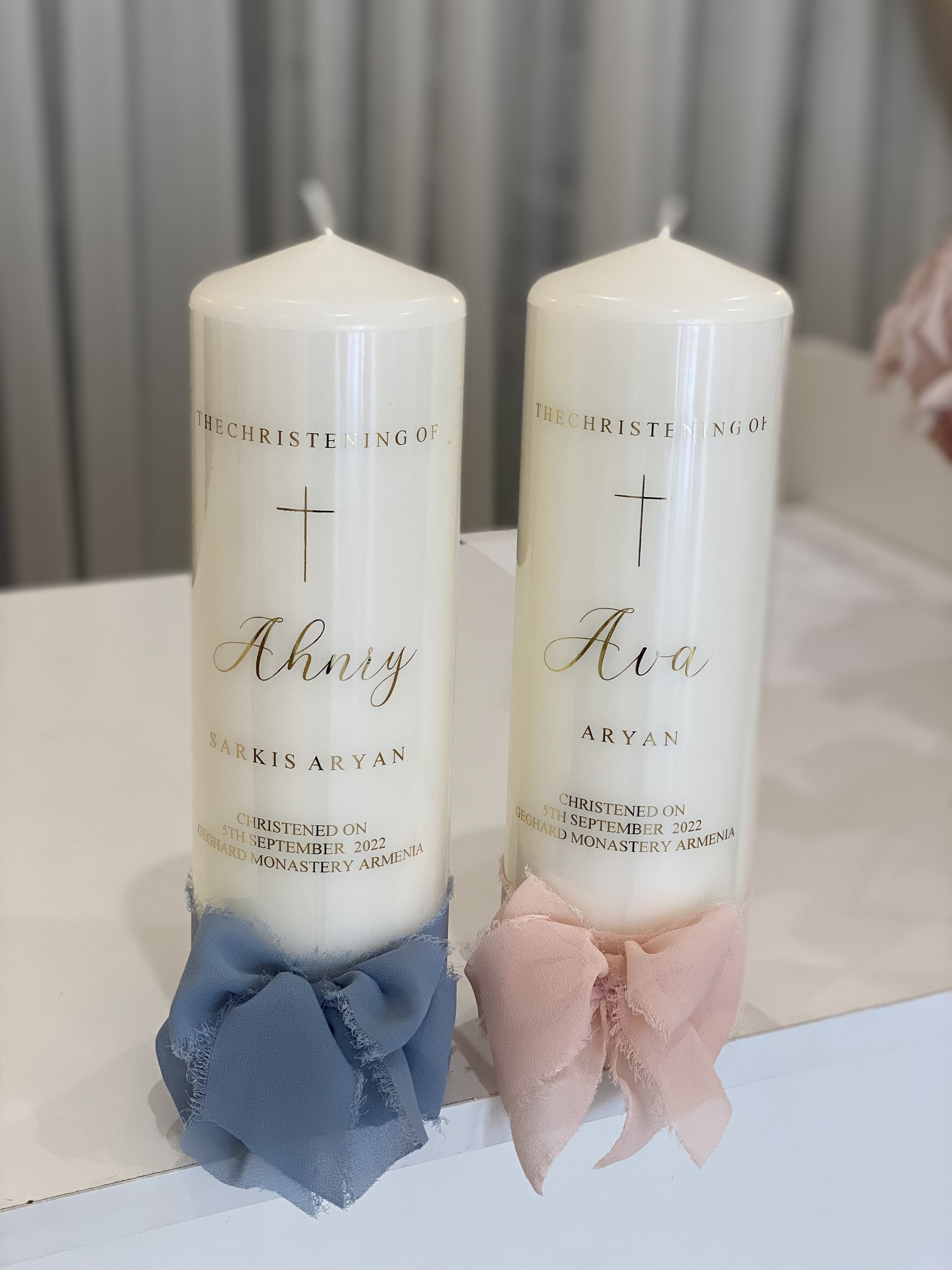 Christening Baptism Timeless Candle - Etsy
