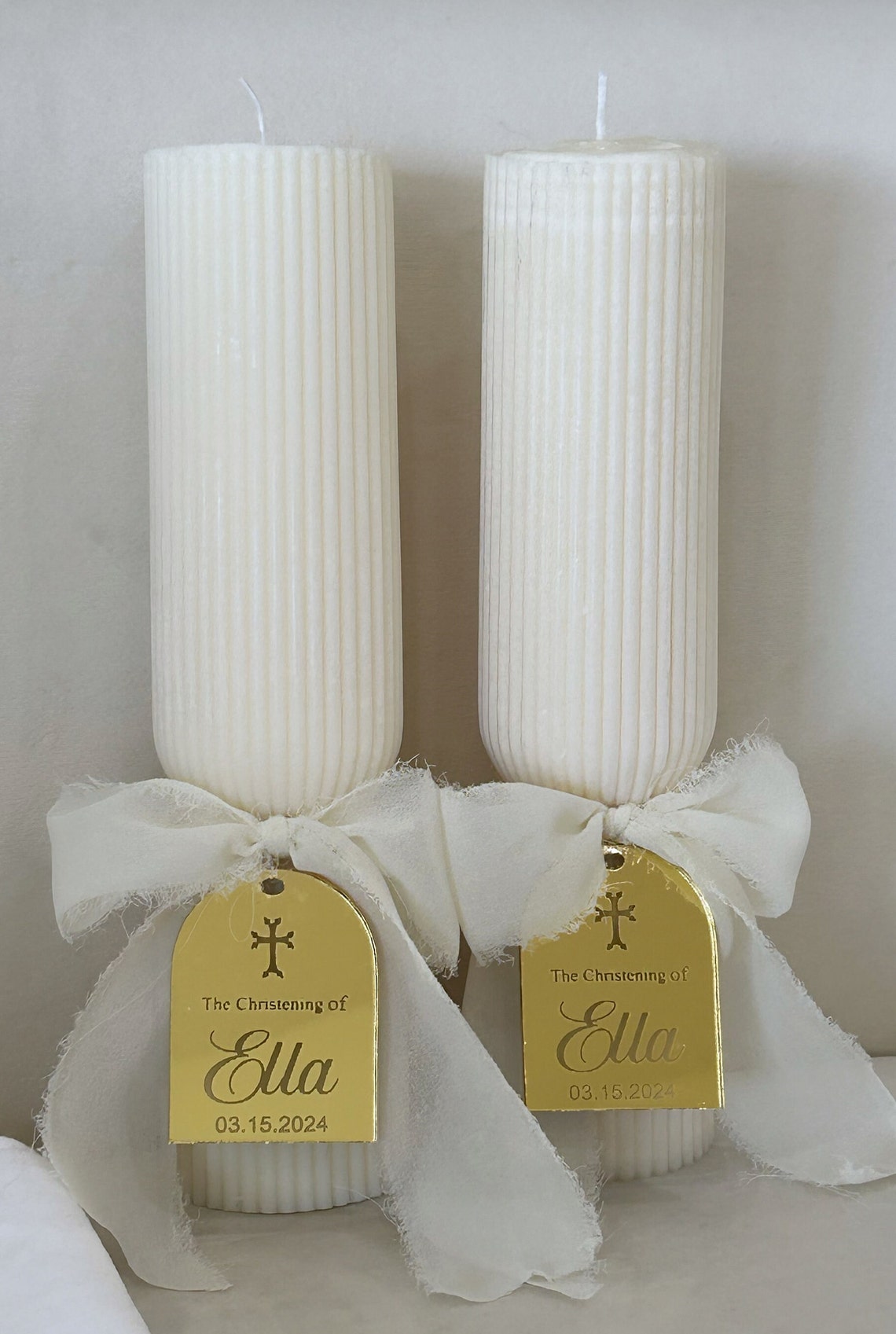 Roman Christening/ Baptism Candle - Etsy