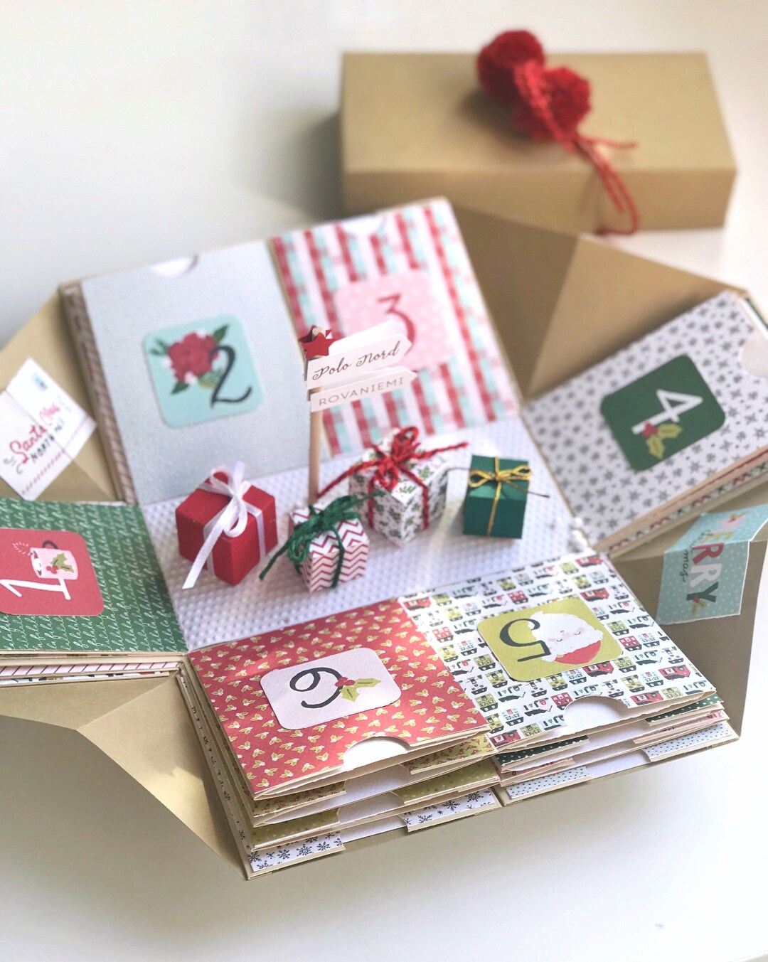Explosion Box Advent Calendar - Etsy