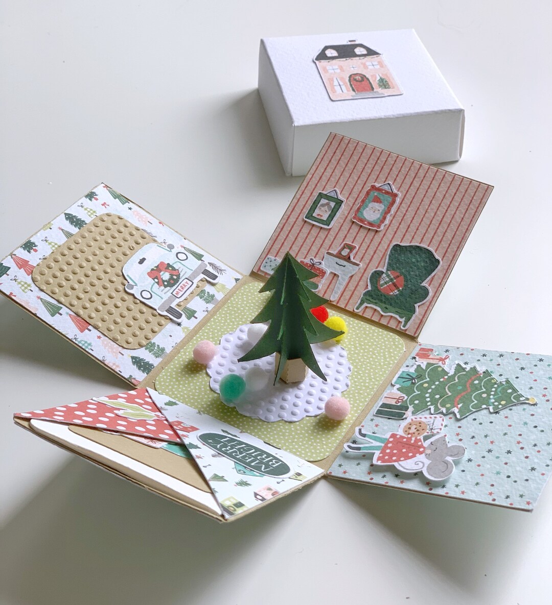 Mini Explosion Box Little Christmas - Etsy