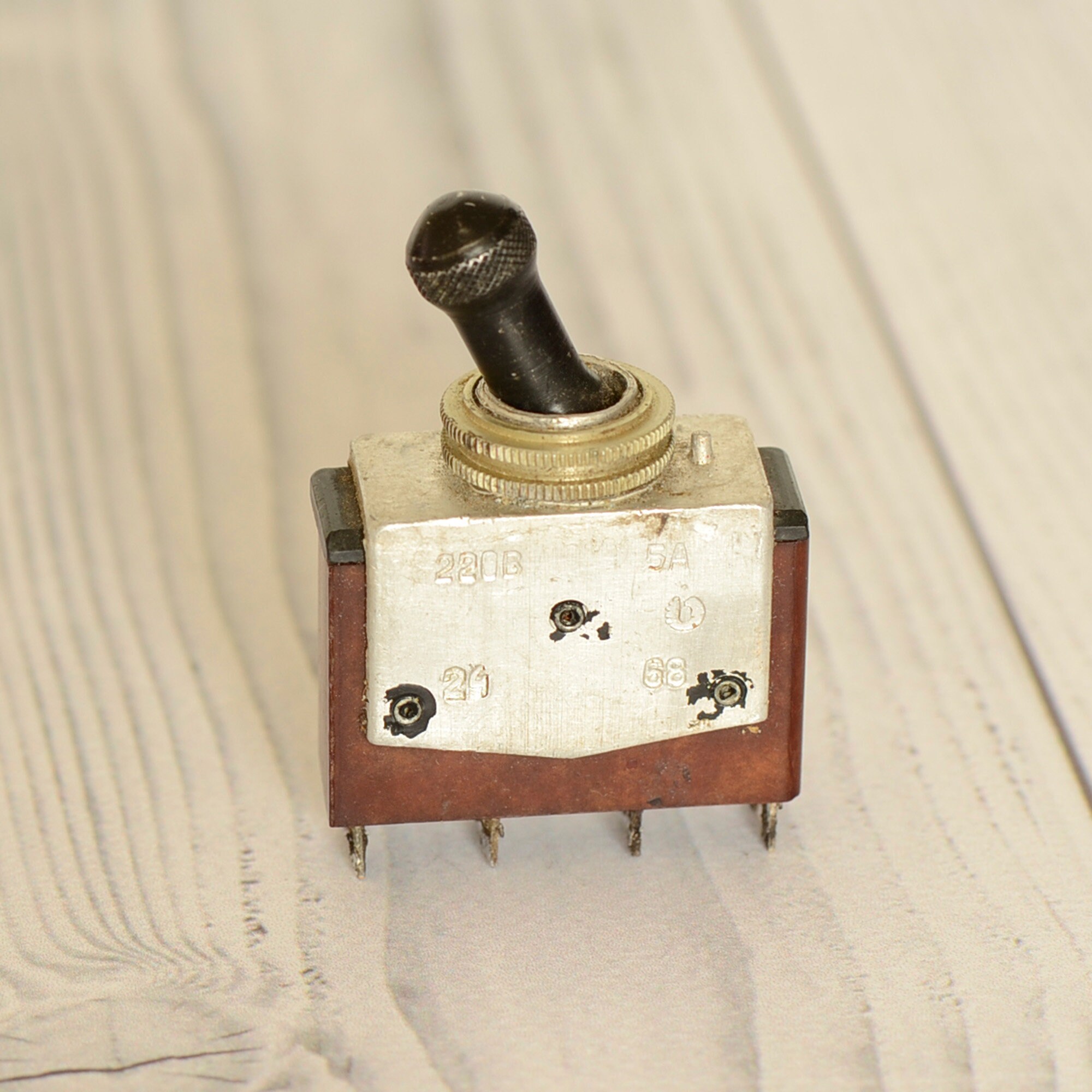 Soviet toggle switch On/Off USSR Electrical supply Retro electronics ...