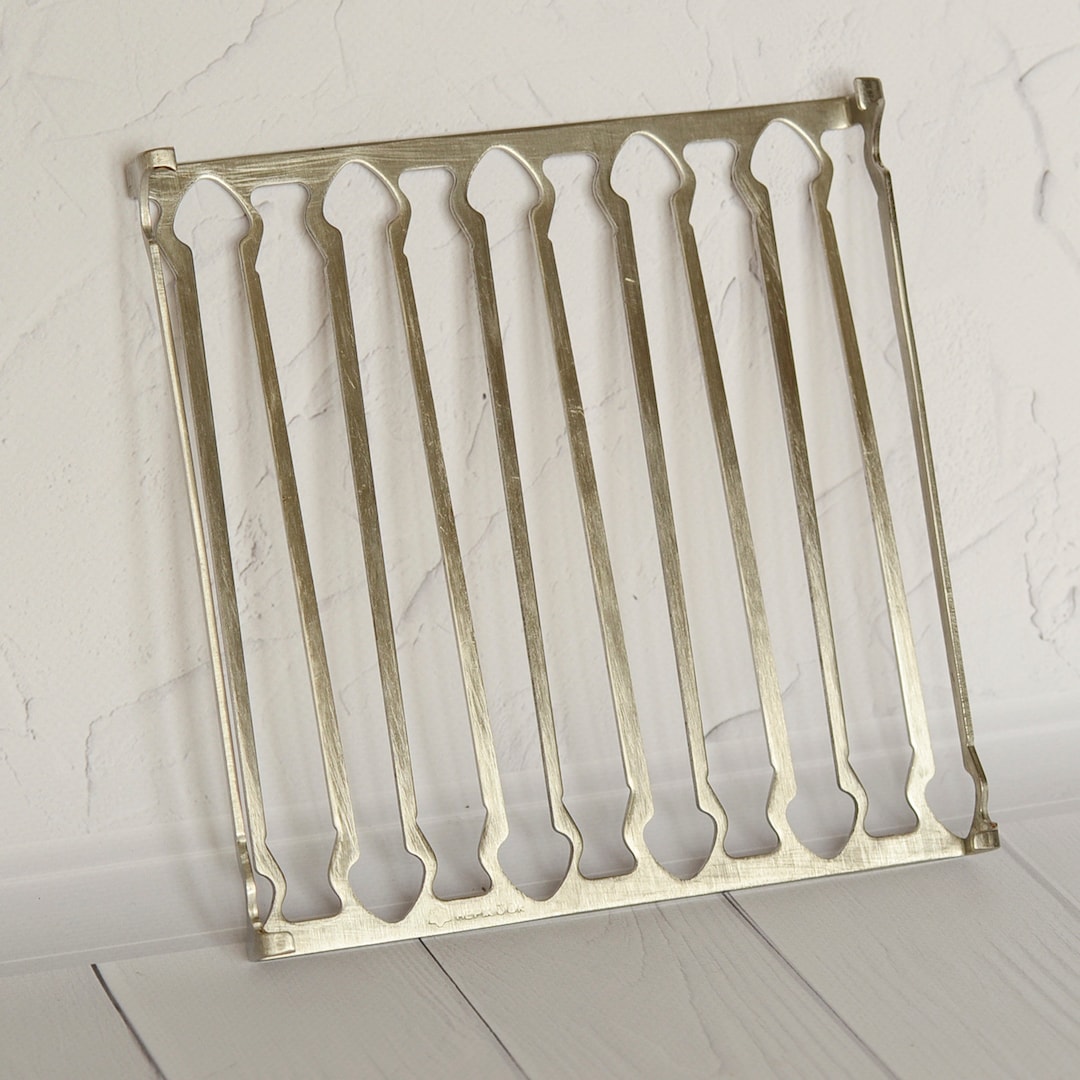 Antique Metal Trivet Stainless Steel Rack Soviet Pot Stand Old Iron ...